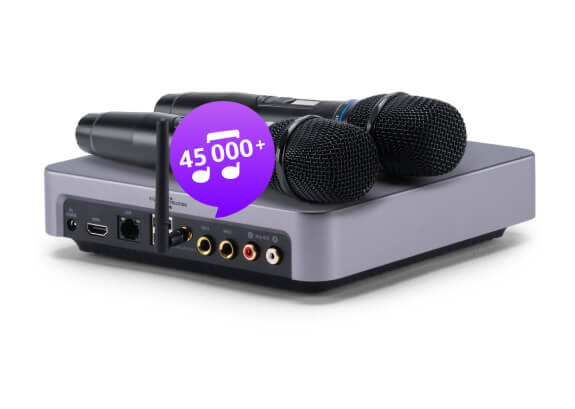 Professional karaoke with microphones EVOBOX Plus – Studio Evolution