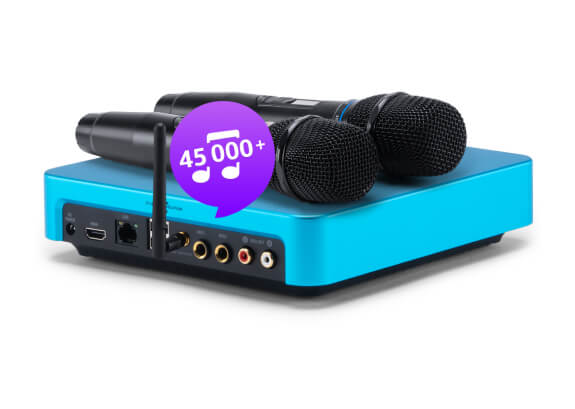 Professional karaoke with microphones EVOBOX Plus – Studio Evolution