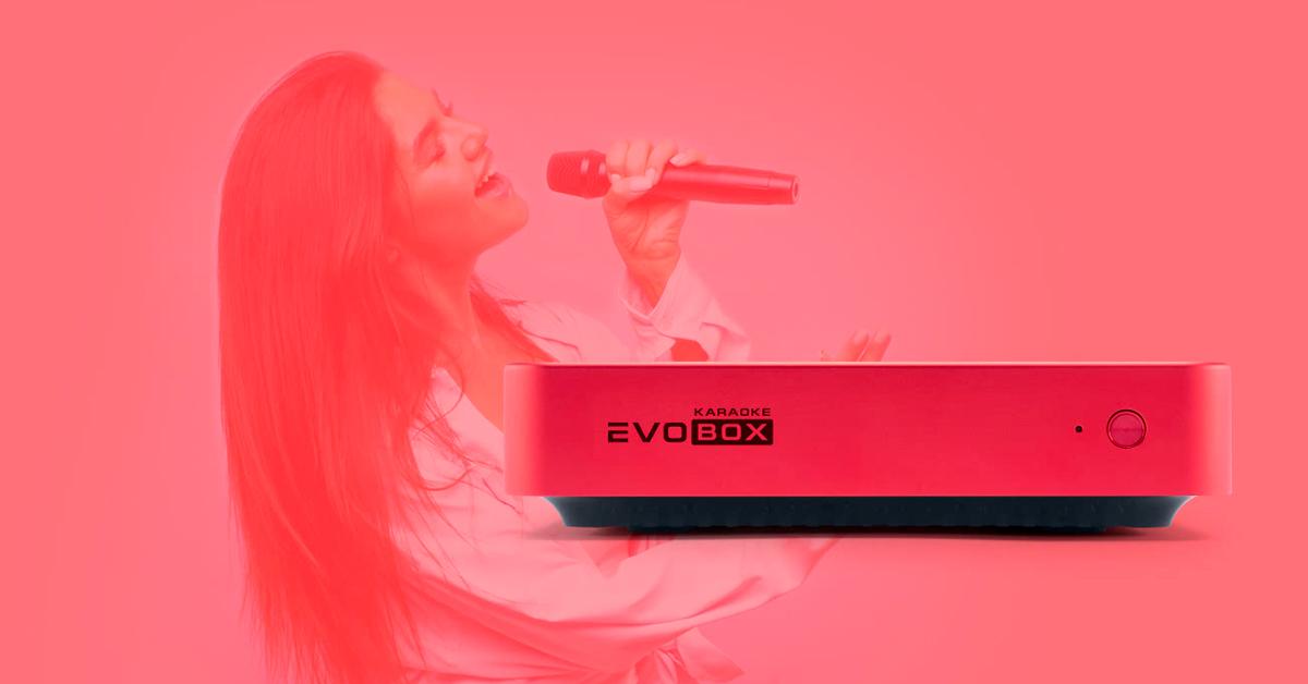 Professional karaoke with microphones EVOBOX Plus – Studio Evolution